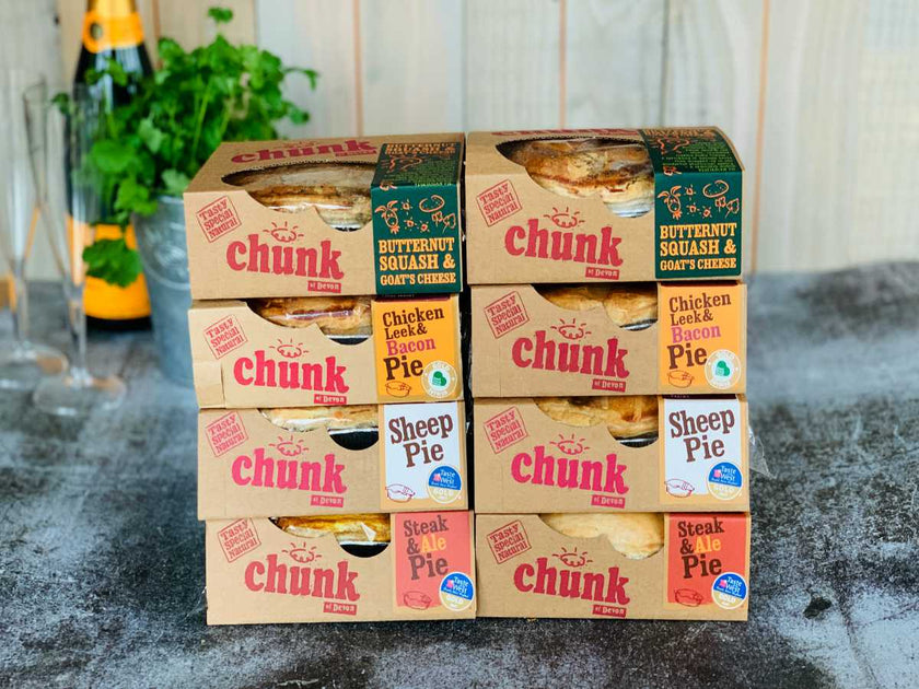 Pies, Pasties & Rolls Selection Boxes – Chunk of Devon