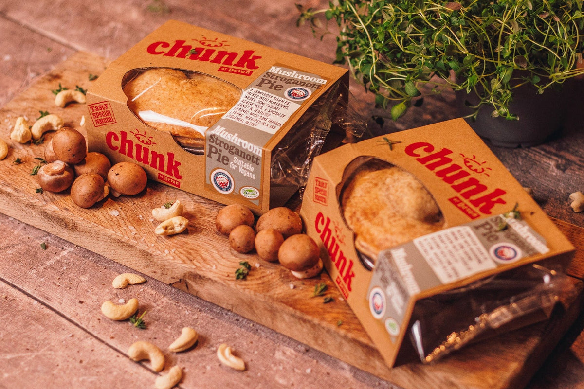 Box of Mushroom Stroganott Pies – Chunk of Devon