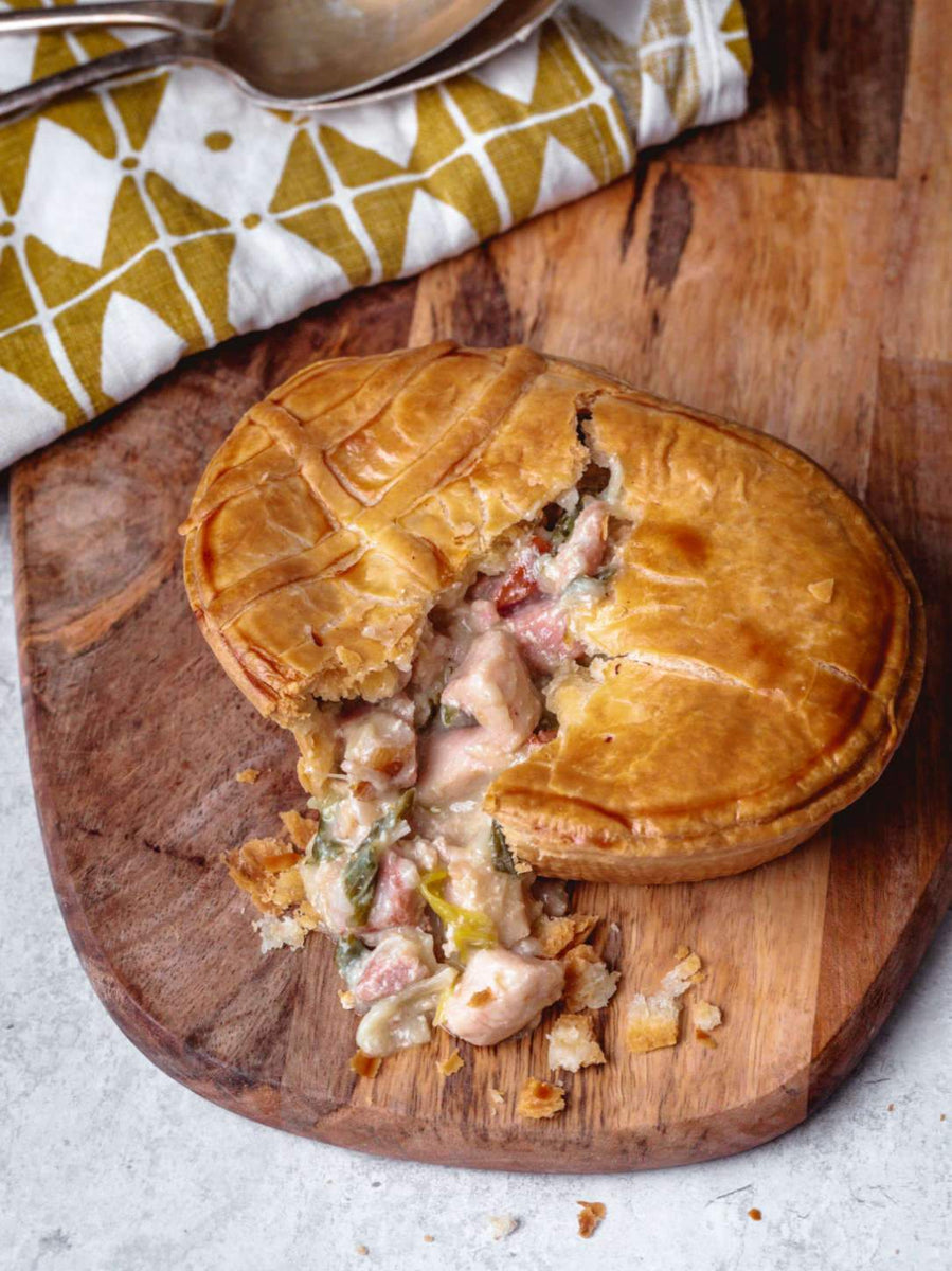 Box of Chicken, Leek and Bacon Pies – Chunk of Devon